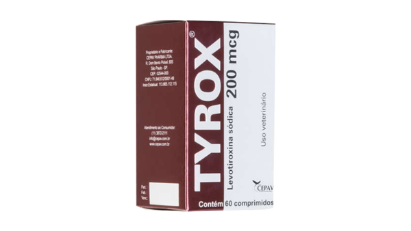 TYROX® 200 mcg – CX 60 COMP – Raça Distribuidora