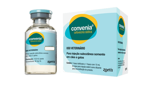 Convenia® 800 mg – frasco 4 ml – Raça Distribuidora